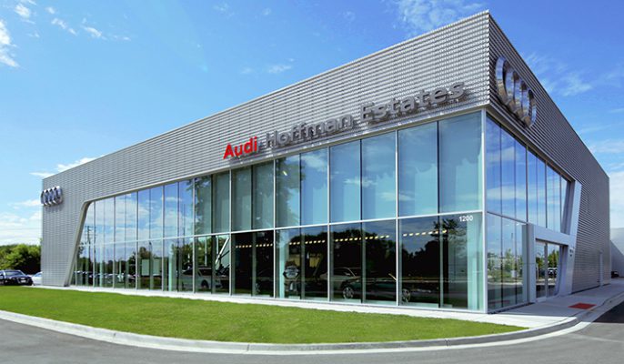 Luxury car dealerships attract with color, comfort and convenience ...
